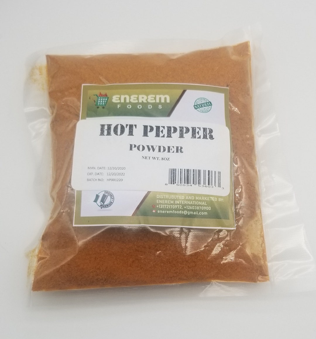 Enerem Hot Pepper Powder / Ata Gigun/ Ata Ijosi / Chili Pepper 8oz - Etsy