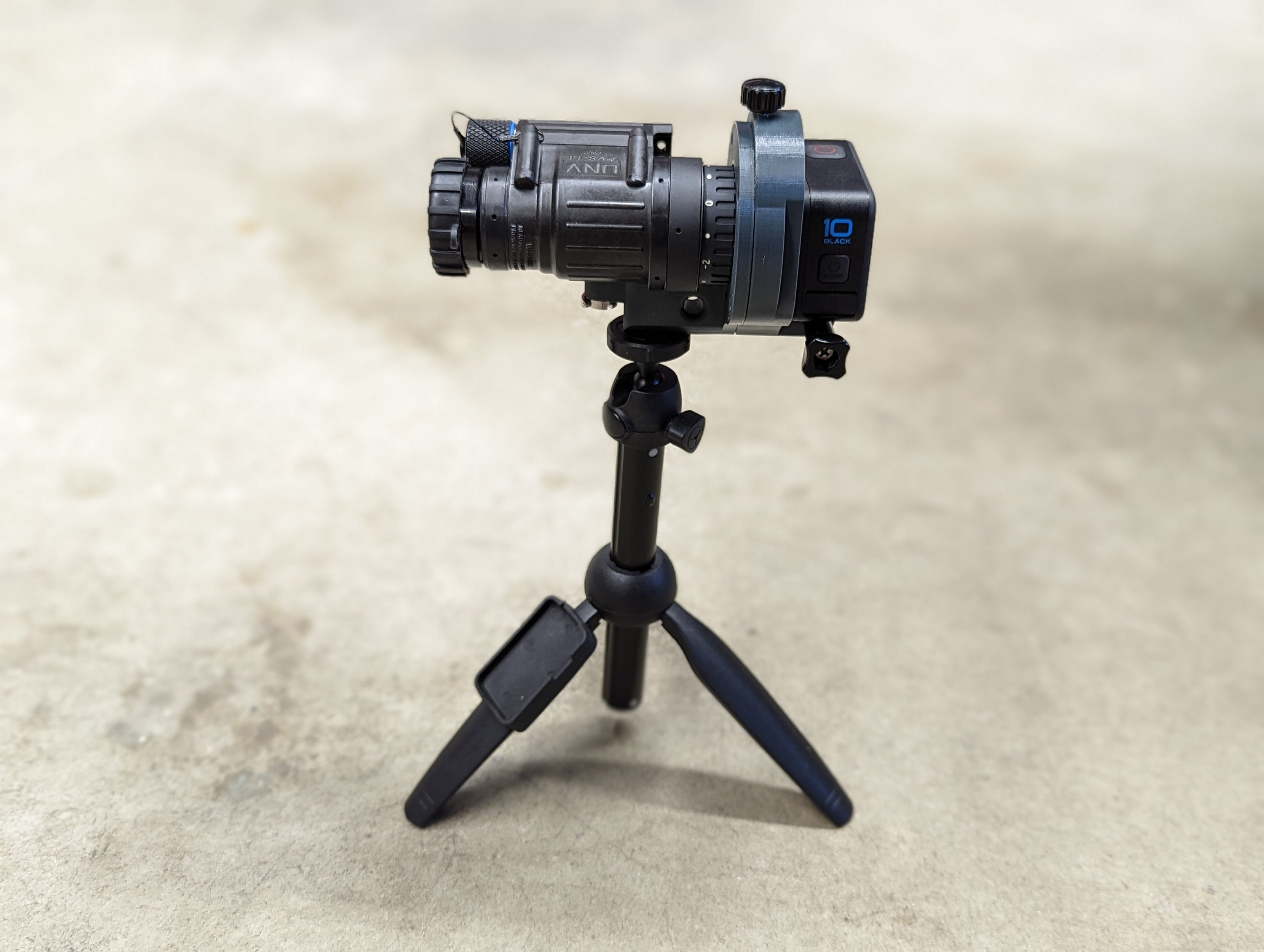 Night Vision to Gopro Adapter (PVS-14 to Gopro Hero 13, Hero 12, Hero ...