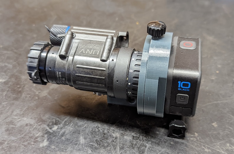 Night Vision to Gopro Adapter (PVS-14 to Gopro Hero 13, Hero 12, Hero ...