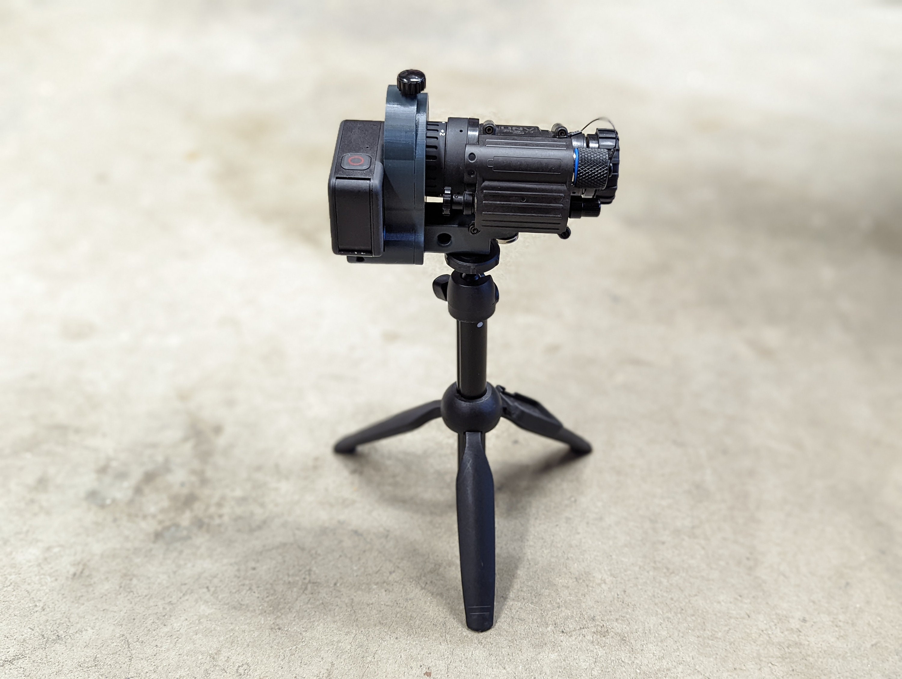 Night Vision to Gopro Adapter PVS-14 to Gopro Hero 13, Hero 12, Hero 11 ...