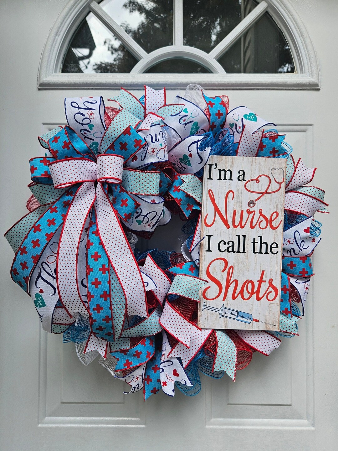 Nurse Wreath, Gift for Nurse - Etsy