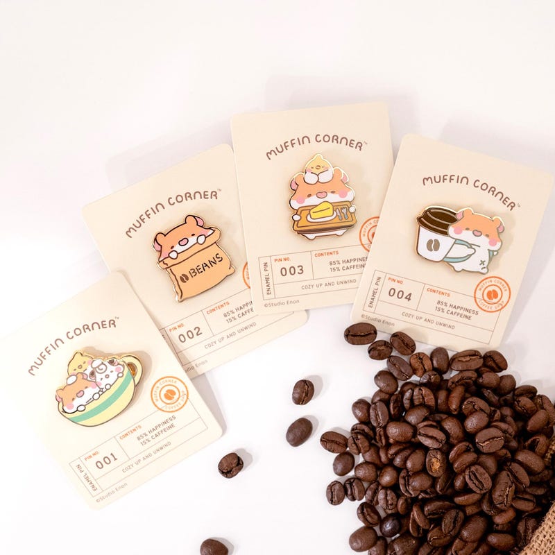 Corner Pins Enamel - Etsy