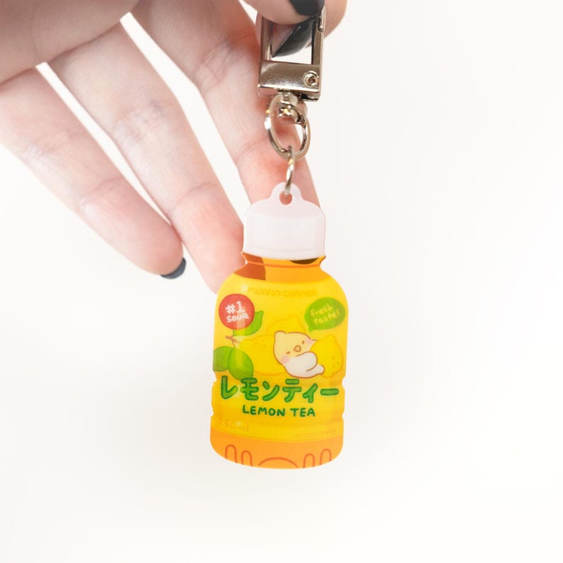 Konbini Drinks Keychain, Kawaii Japanese Acrylic Charm - Etsy