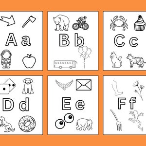 26 Printable Alphabet Coloring Pages Worksheets for Kids| Preschool ...