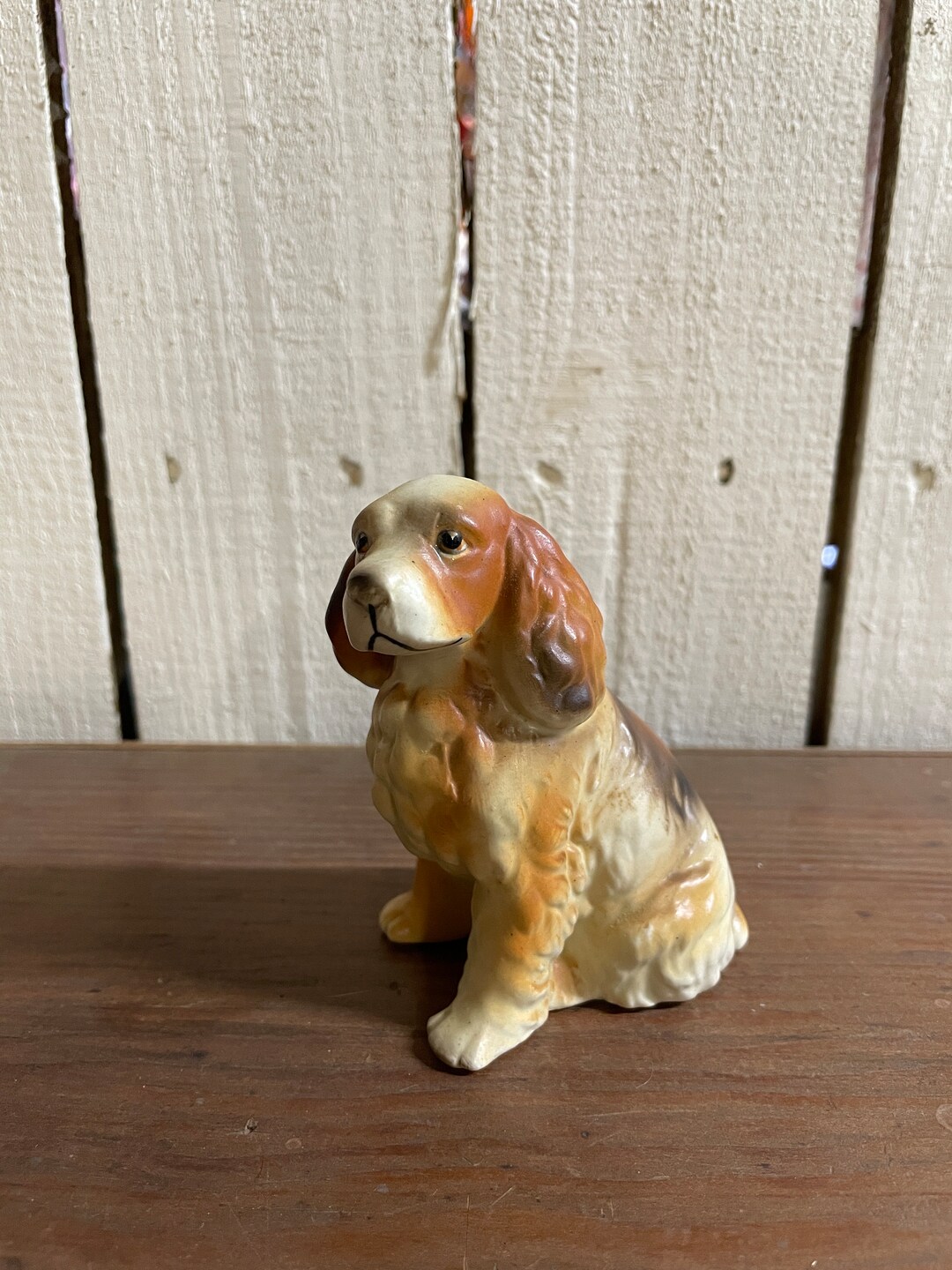 Vintage Cocker Spaniel Dog Figurine, Japan - Etsy