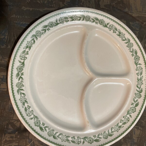 Divided Dinner Plate - Etsy