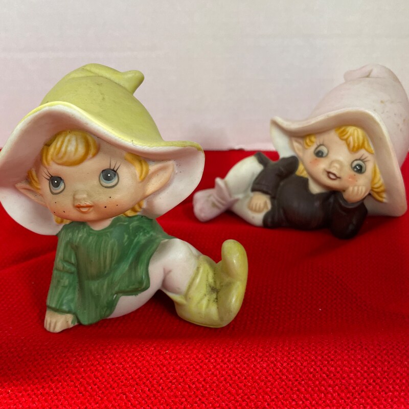 Homco Elves - Etsy