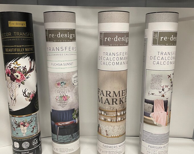 Re-design With Prima Transfer - Etsy