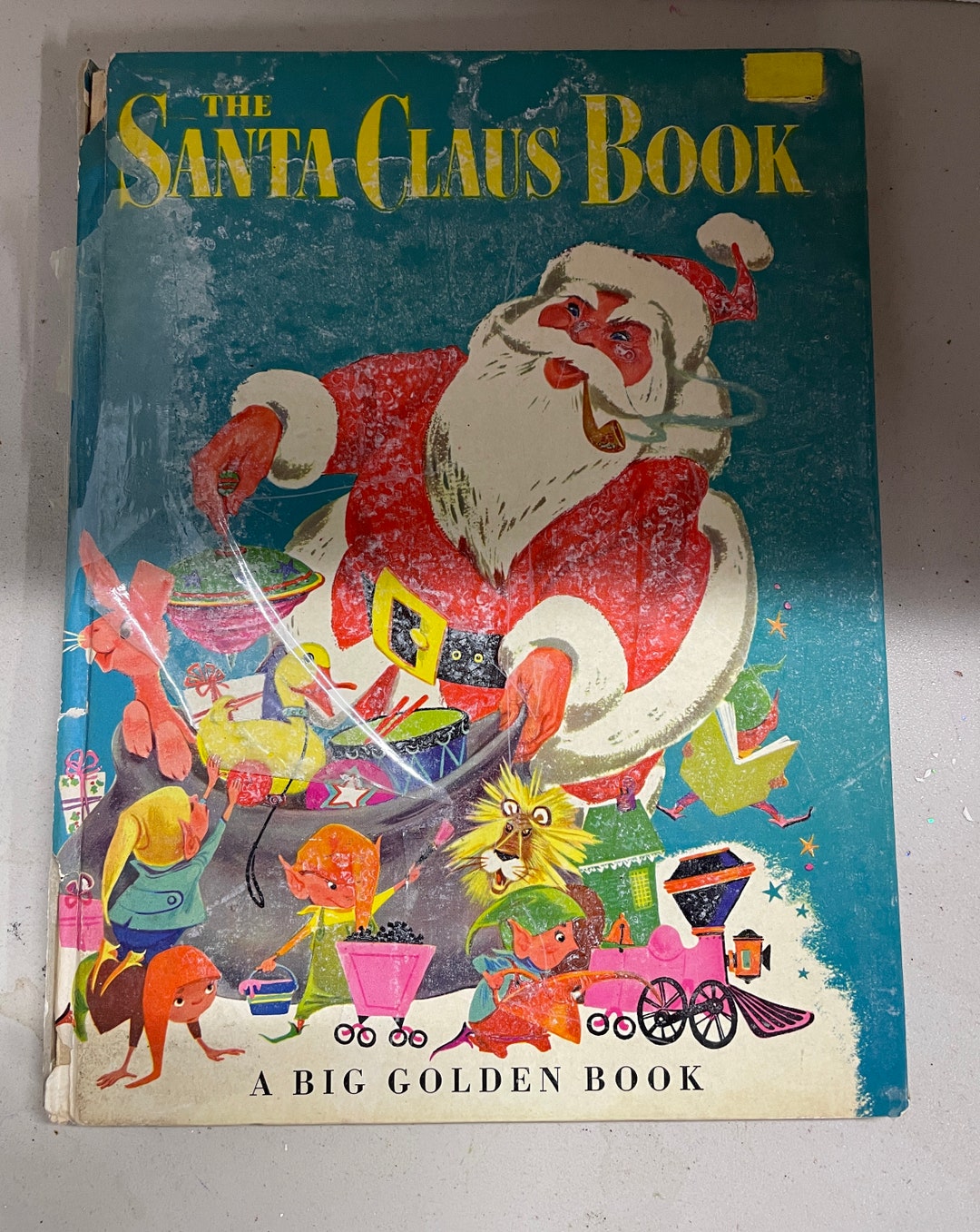 Vintage the Santa Claus Book 1952 Golden Book RARE - Etsy