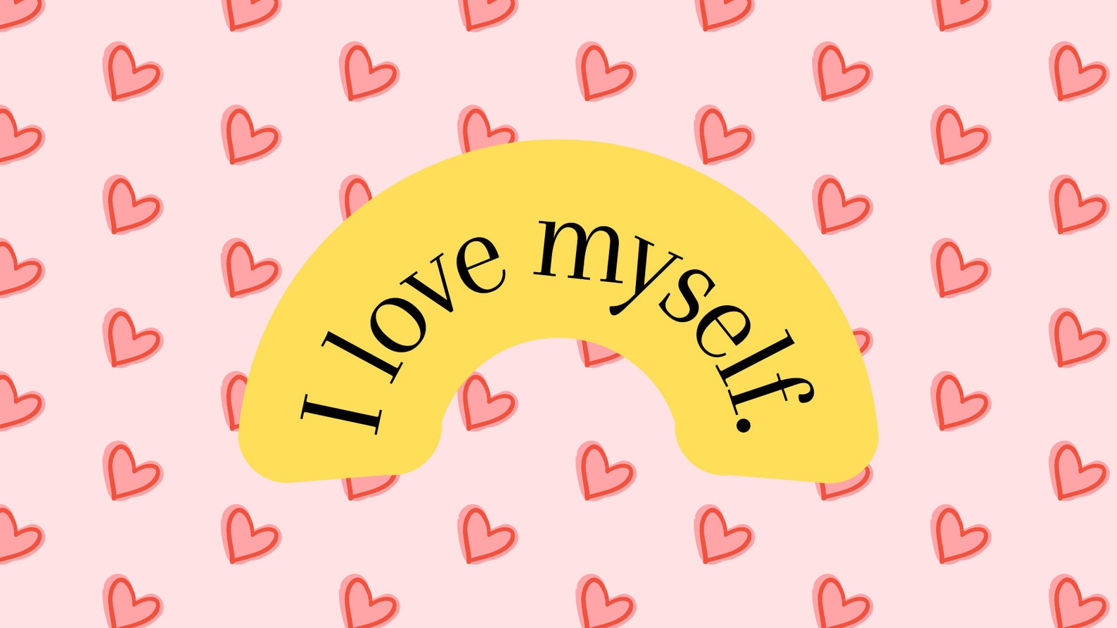 I Love Myself Desktop Background PNG - Etsy