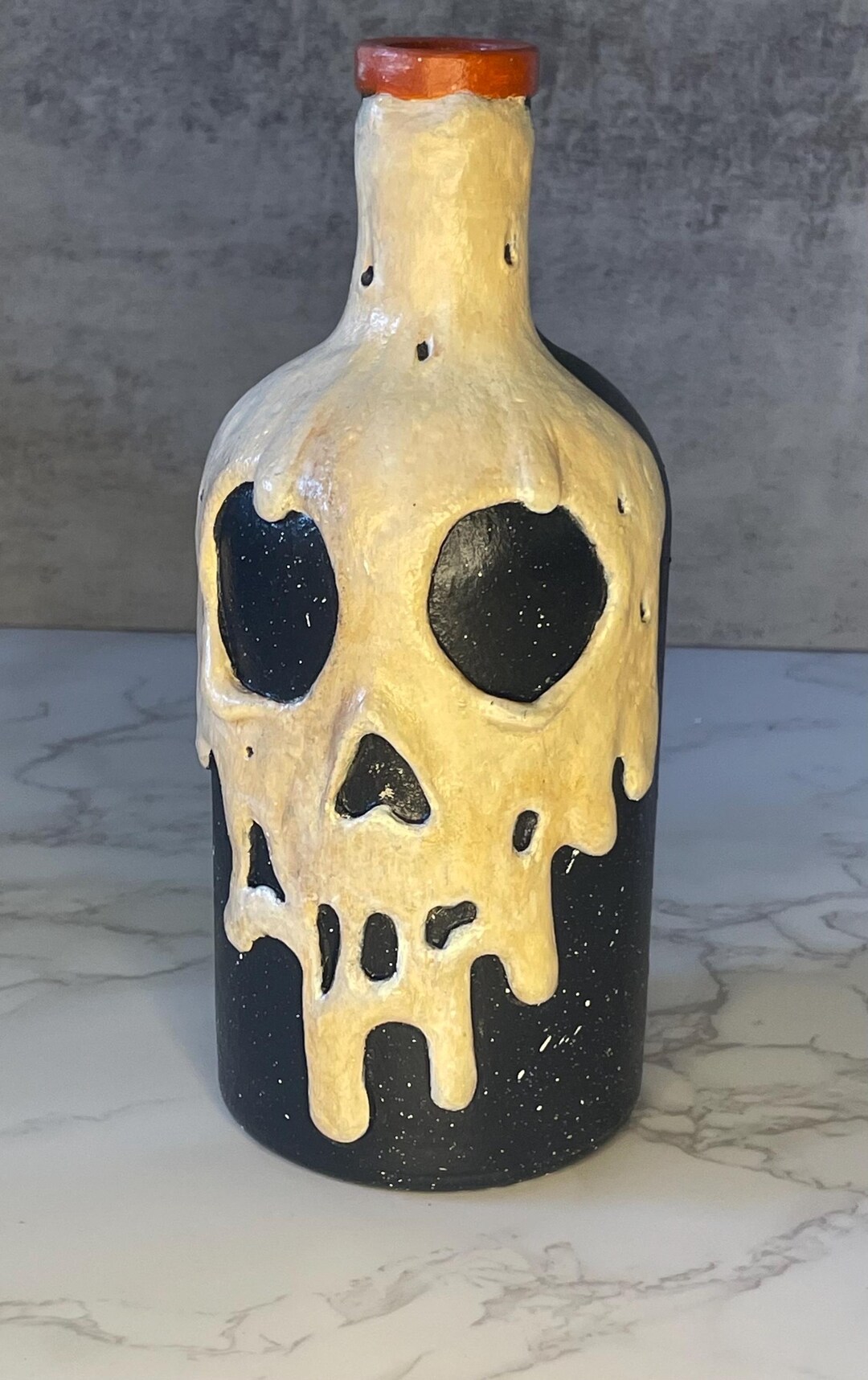 Melty Skull Bottle - Etsy