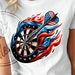 Flaming USA Dart PNG, Flaming Patriotic Darts Sublimation Design ...