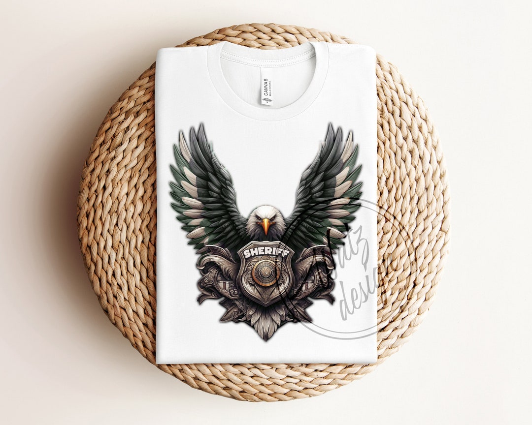 Sheriff Eagle With Badge PNG | Law Enforcement Eagle Emblem Png ...