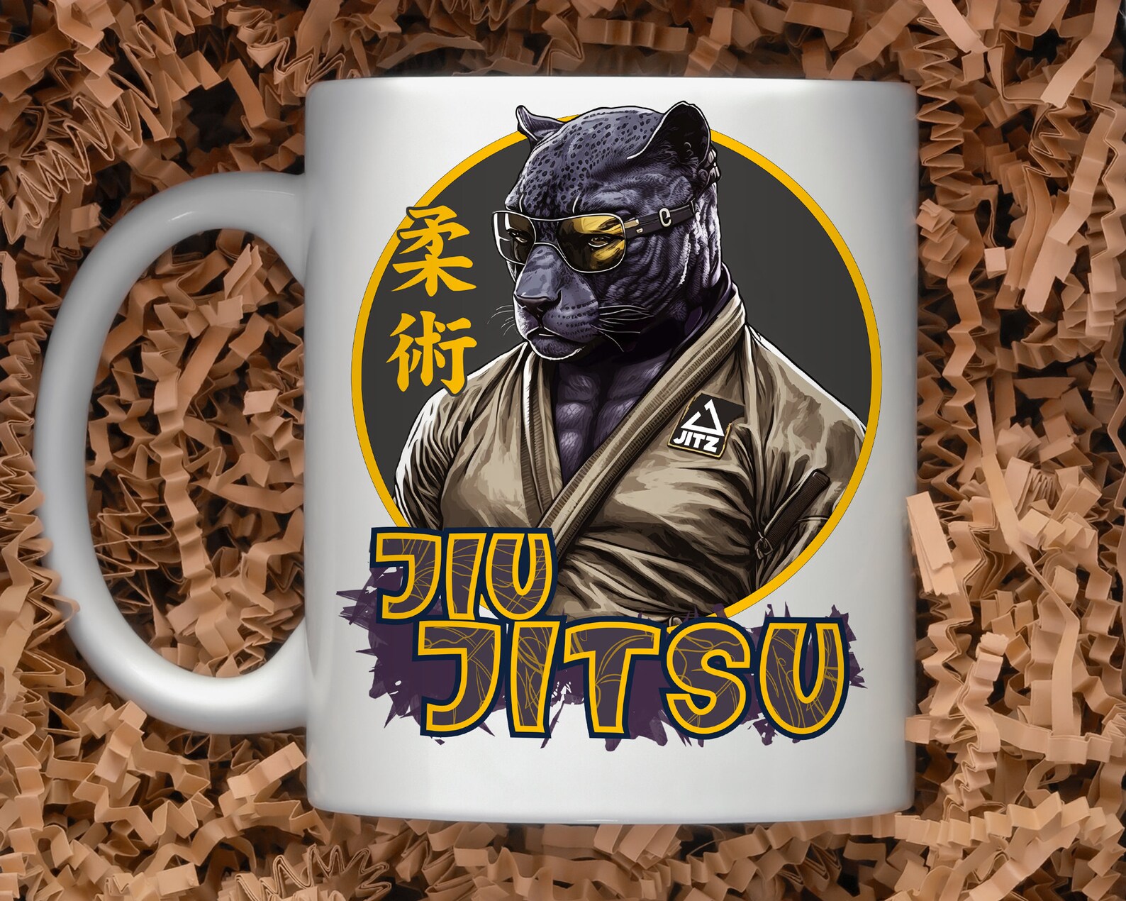 Jiu Jitsu Cat Png, Bjj Cat in Shades Sublimation Design, Train ...