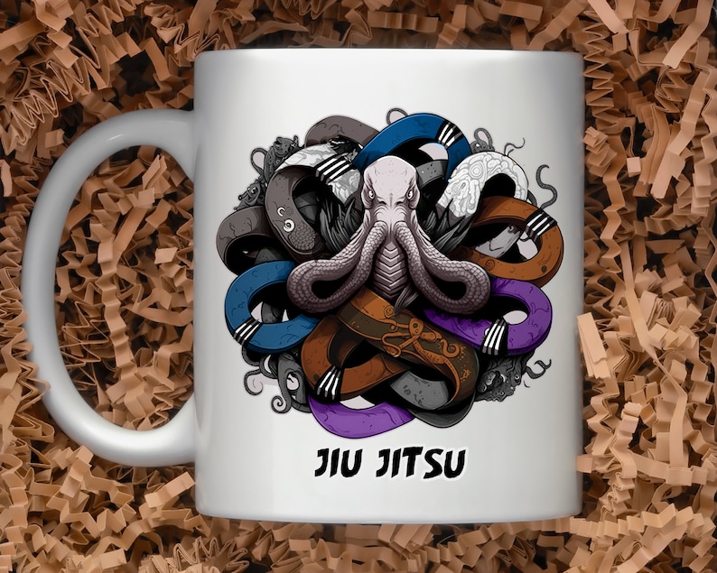 Jiu Jitsu Belts Octopus Png All Belts Octopus Bjj Design - Etsy