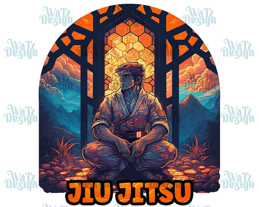Jiu Jitsu Competitor Meditation Png, Brazilian Jiu Jitsu Volcano ...