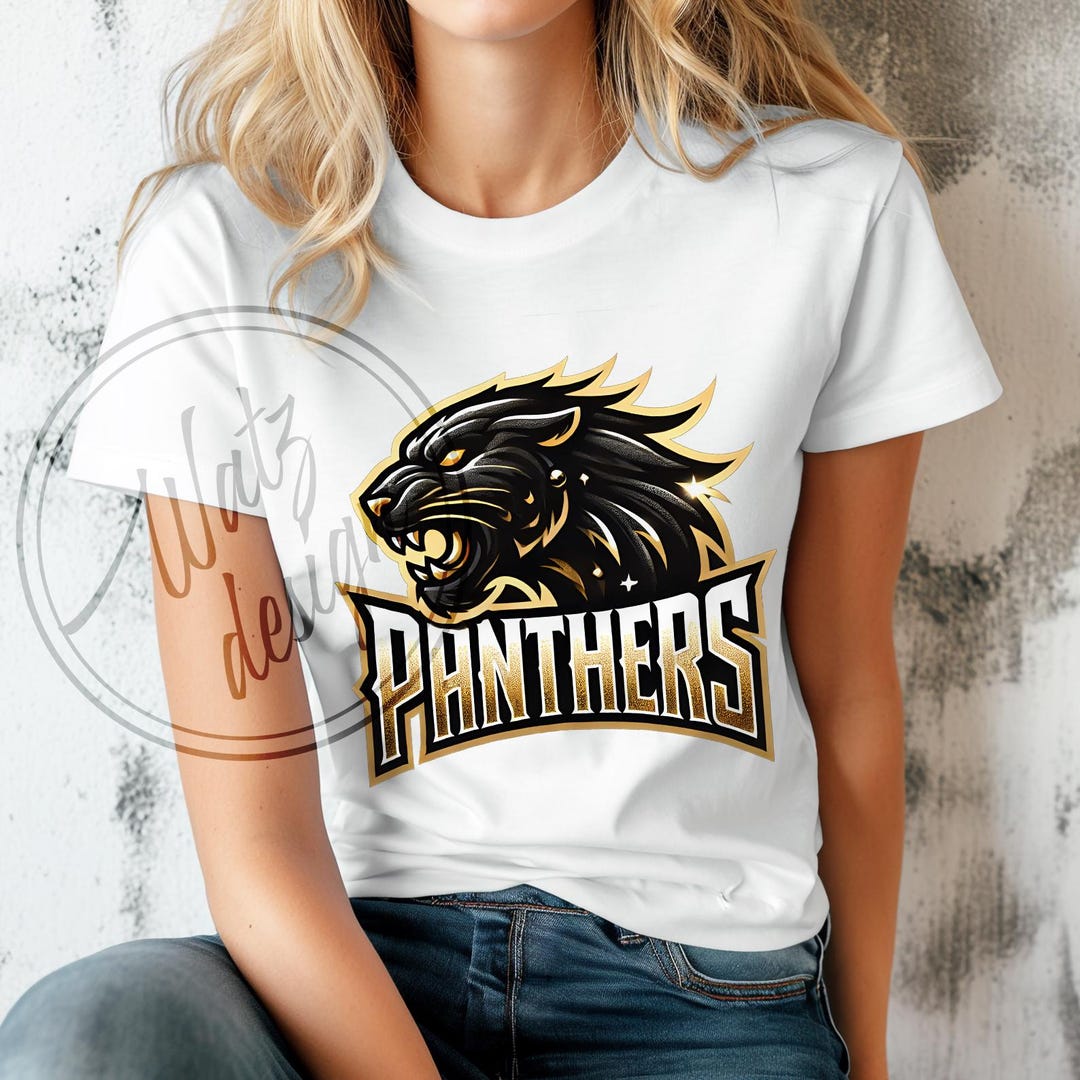 Panthers Logo Png | Sublimation Design for Football | Game Day Sport ...