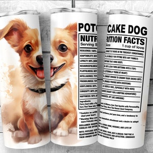 Potcake Dog 20oz Skinny Tumbler Design, Bahamian Potcake Facts, Island ...