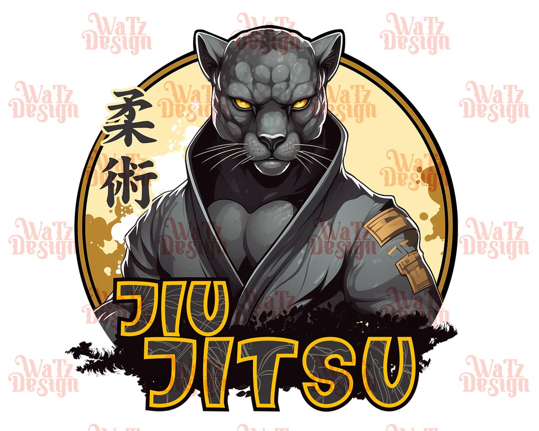 Jiu Jitsu Cat Png, Bjj Cat in Shades Sublimation Design, Train ...