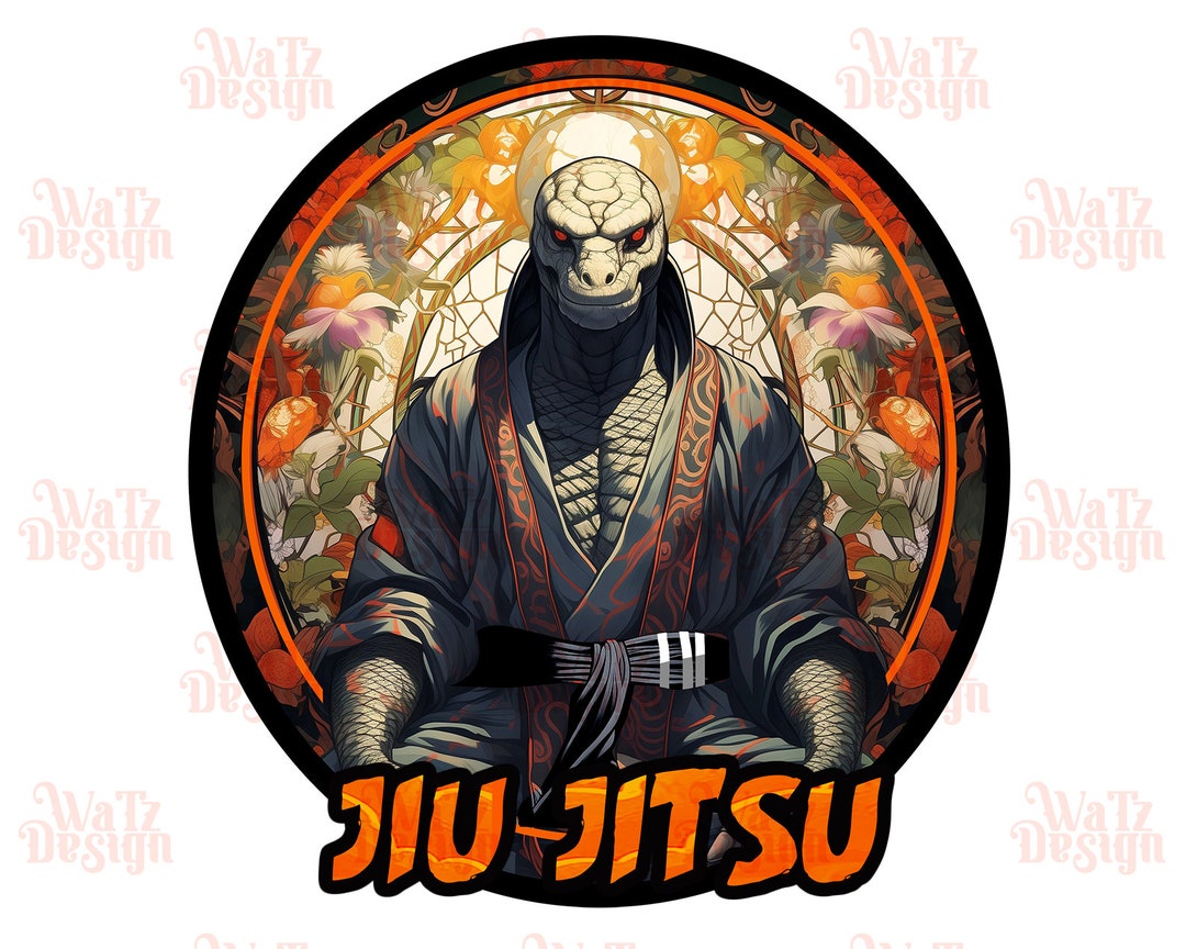 Jiu Jitsu Snake Png, Brazilian Jiu Jitsu Boa Constrictor Stained Glass ...