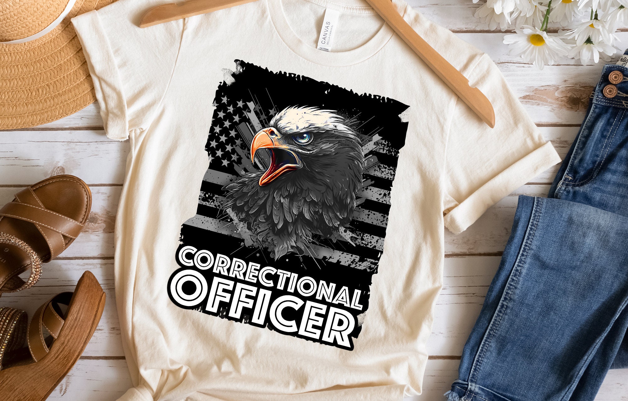 Correctional Officer Eagle Patriotic PNG, Prison Guard Eagle Png ...