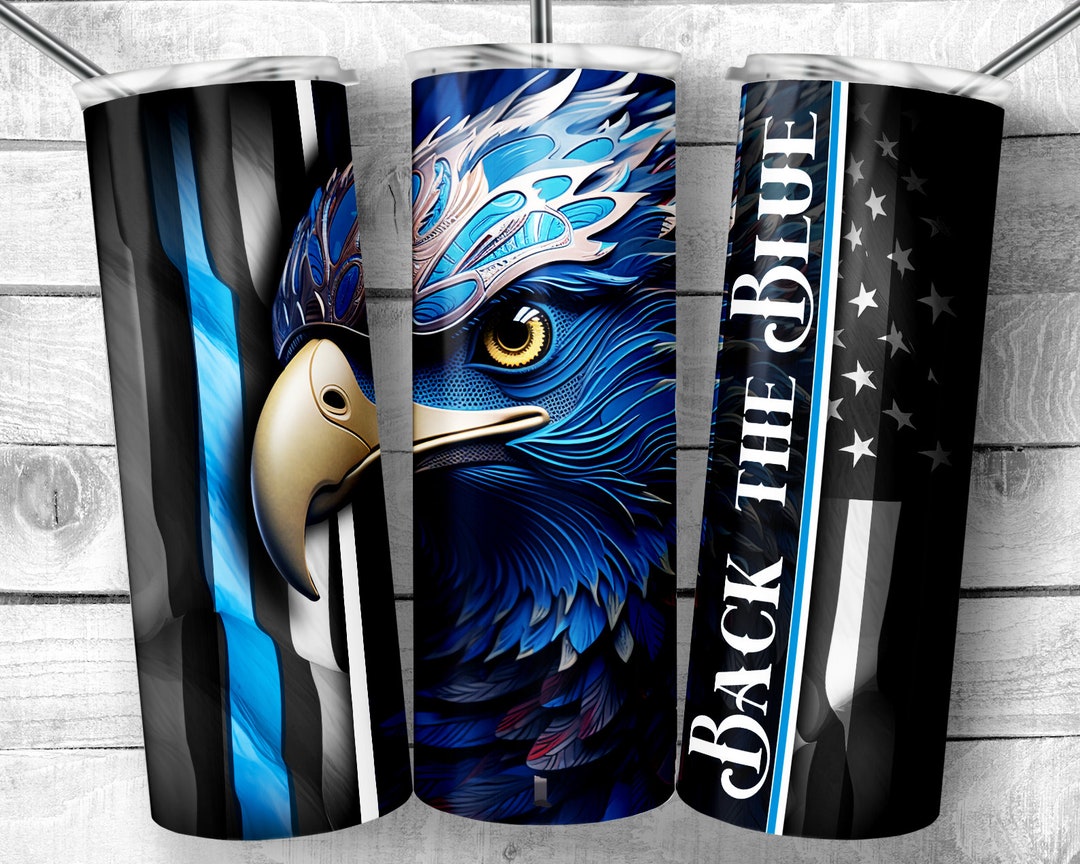 Police Eagle Design, Police Emblem 20oz Skinny Tumbler Design | to ...