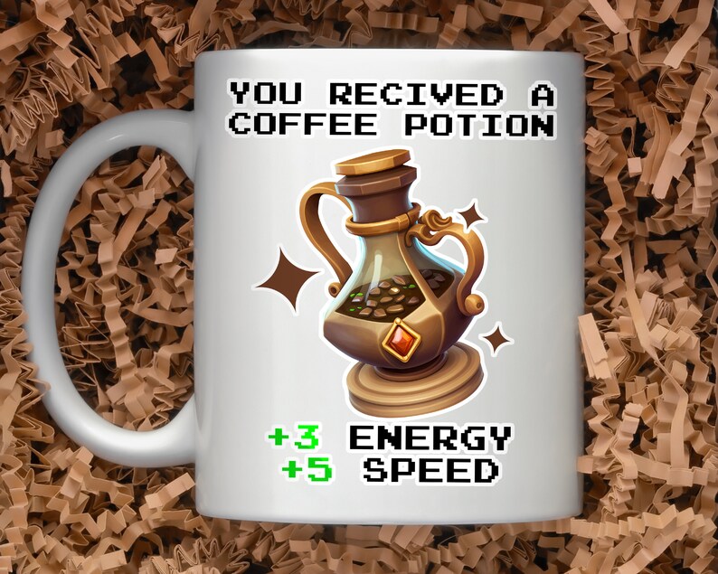 You Found a Coffee Potion Png Funny Coffee Gaming - Etsy