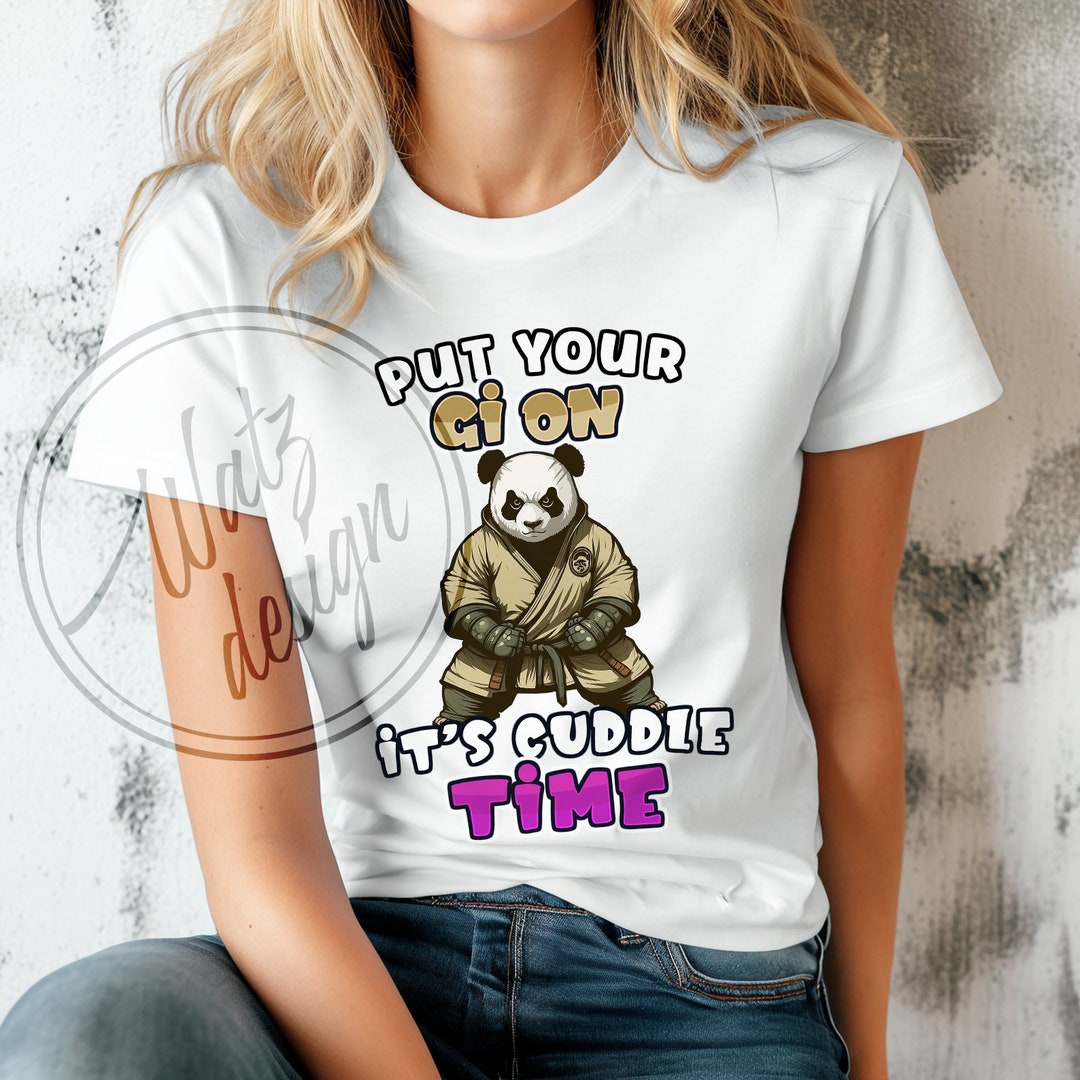 Put Your Gi on Panda Jiu Jitsu Sublimation Design PNG, Funny Bjj Panda ...