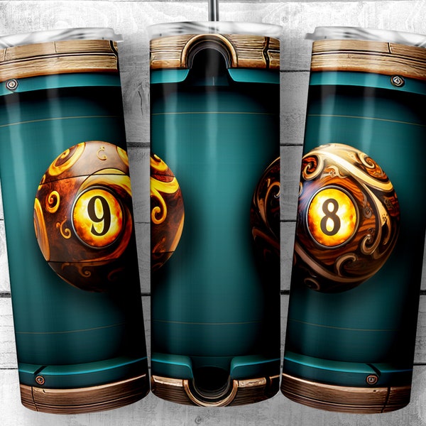 Eight and Nine Ball Svg - Etsy
