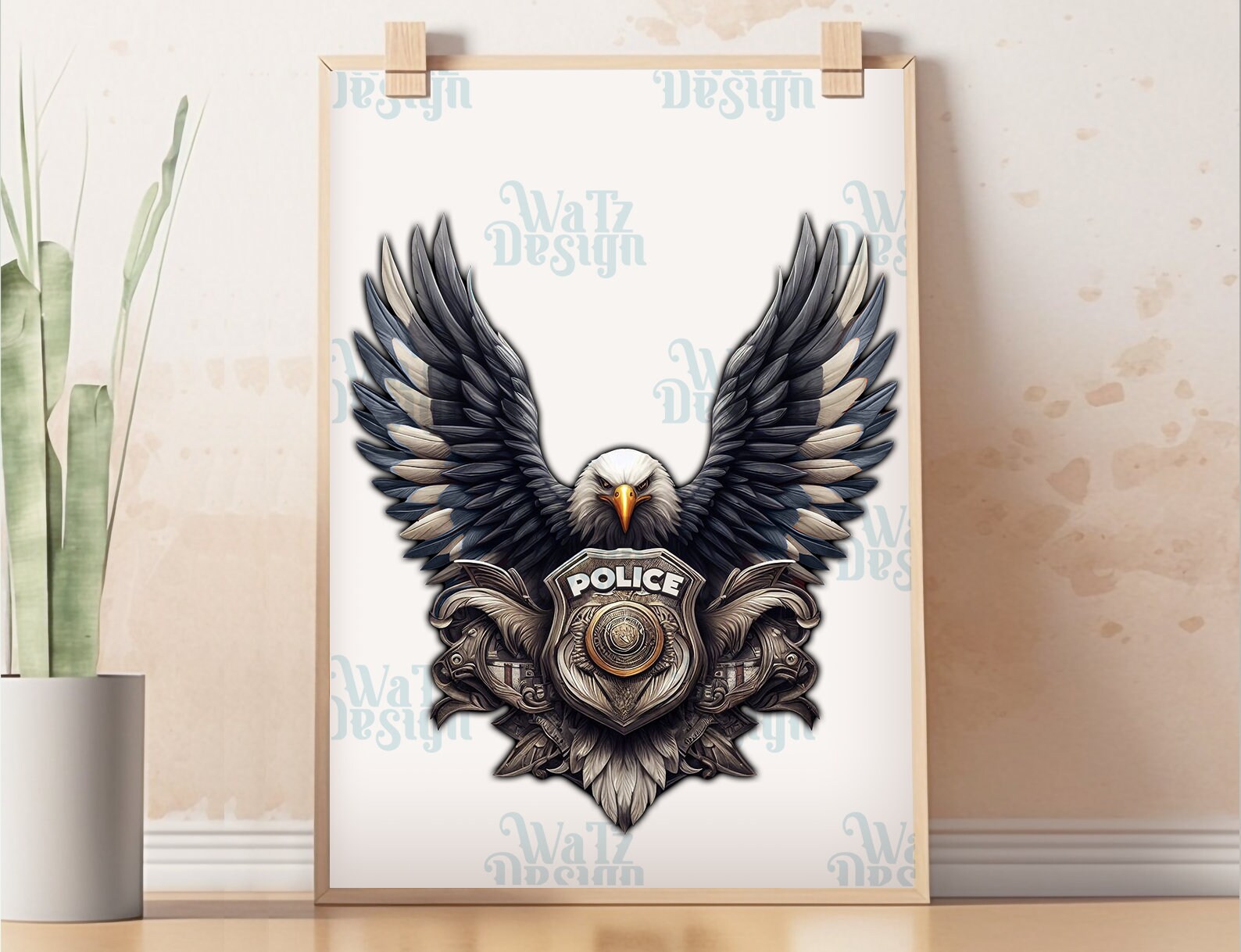 Police Eagle With Badge PNG | Law Enforcement Eagle Emblem Png | Thin ...
