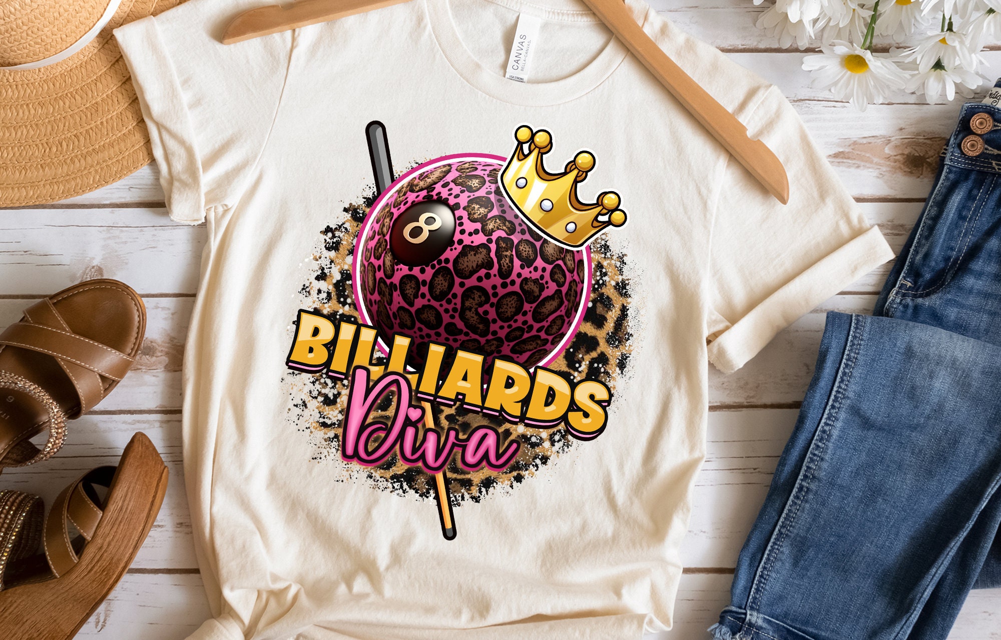 Billiards Diva Png, Girl Pink Eight Ball Sublimation Design, Pink ...