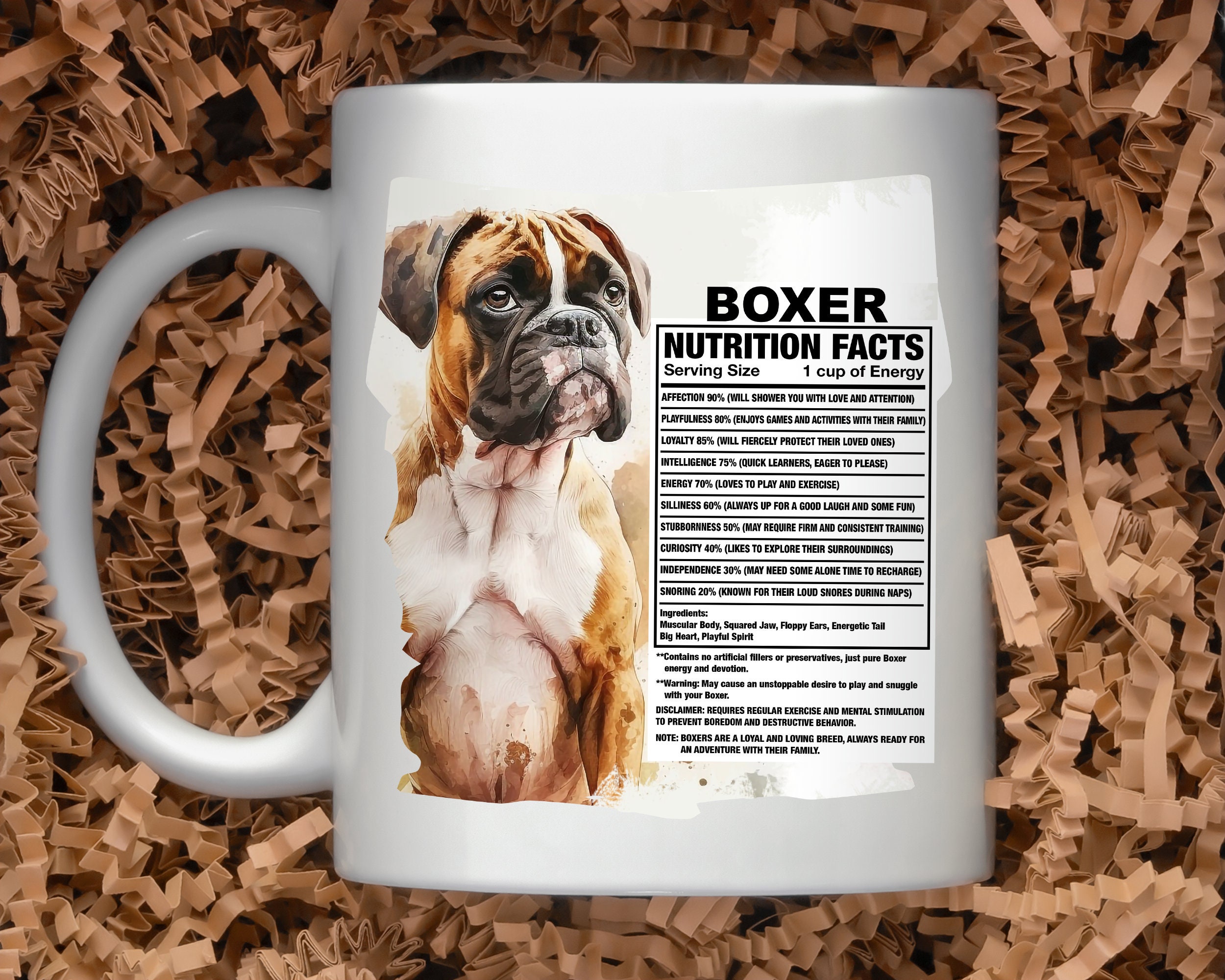 Boxer Ingredients Png, Corgi Dog Facts Png, Boxer Dog Traits, Dog Lover ...