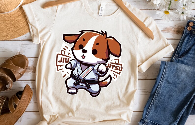 Jiu Jitsu Dog PNG - Puppy Brazilian Jiu Jitsu BJJ Design - Jitz Action ...