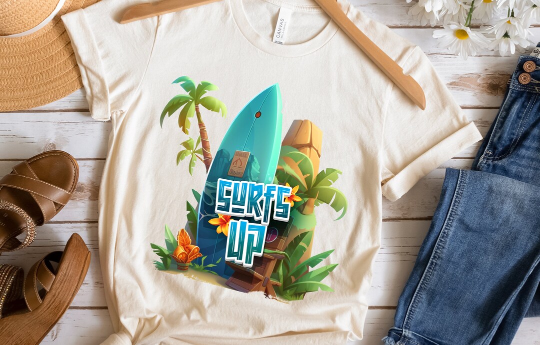 Surf's up Png, Beach Life Design, Surf Board Png, Tropical Life PNG ...