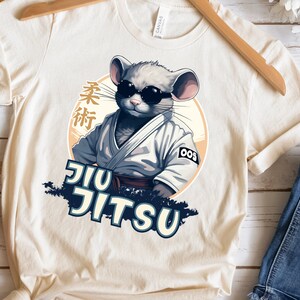 Jiu Jitsu Mouse Png, Bjj Rodent Sublimation Design, Train Brazilian Jiu ...