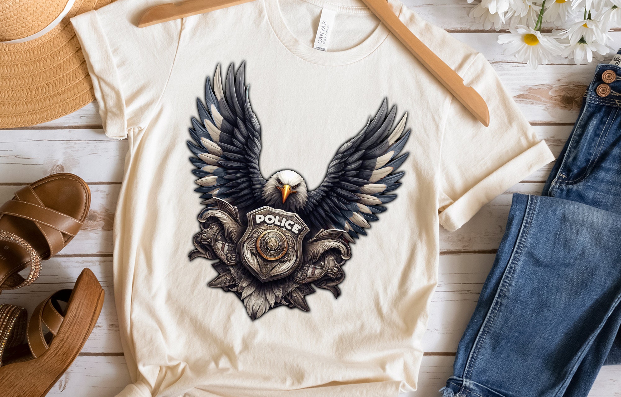 Police Eagle With Badge PNG | Law Enforcement Eagle Emblem Png | Thin ...