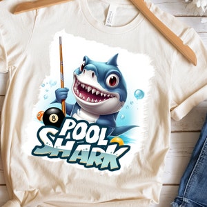 Cartoon Pool Shark Billiards Png, Anime Shark and Pool Balls ...