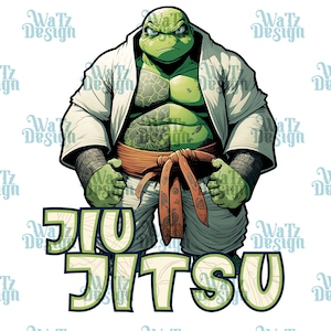 Jiu Jitsu Turtle Png, Bjj Turtle Sublimation Design, Brazilian Jiu ...