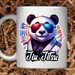 Cartoon Jiu Jitsu Panda Png, Bjj Panda Sublimation Design, Train ...