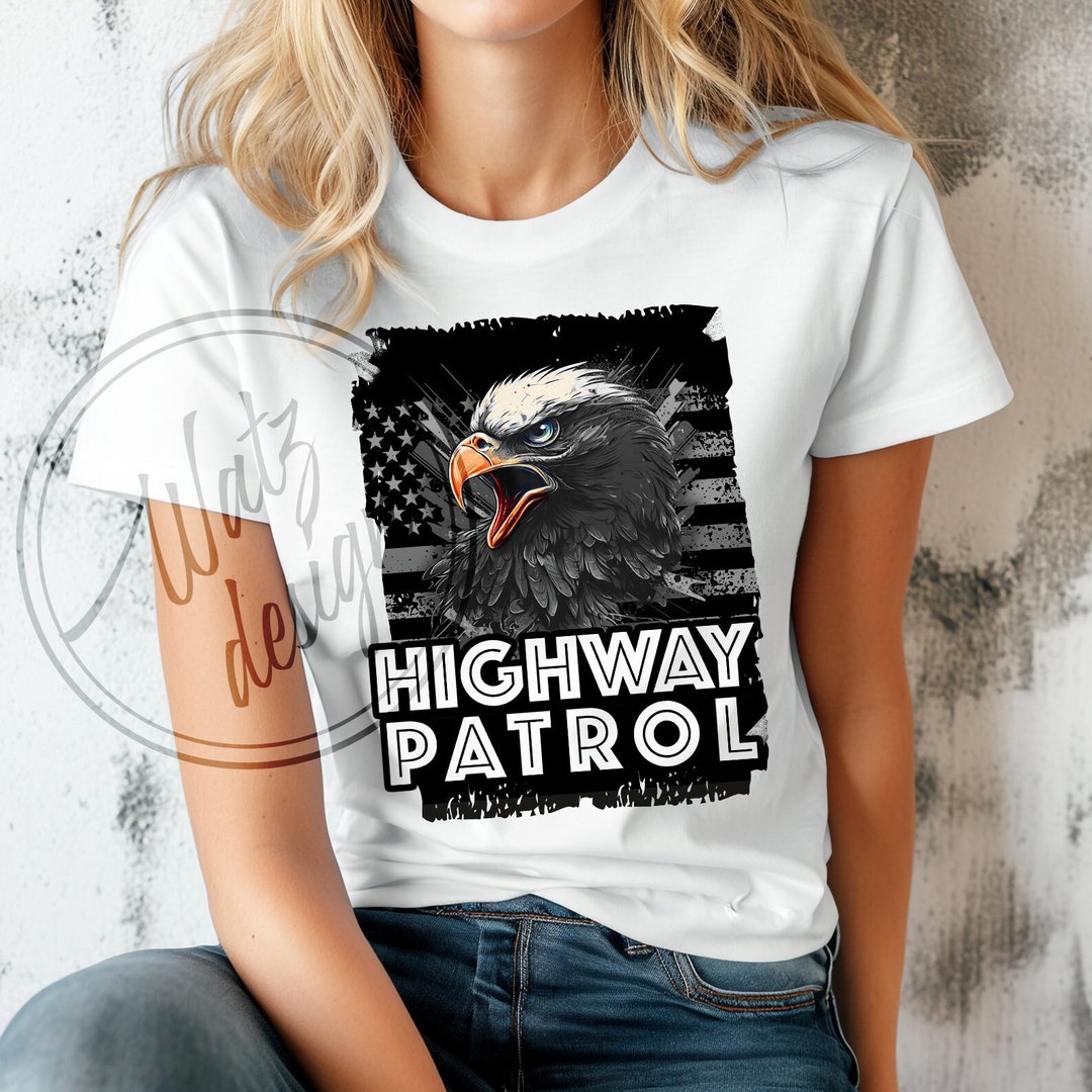 Highway Patrol Eagle Patriotic PNG, Trooper Eagle Png, Patriotic ...