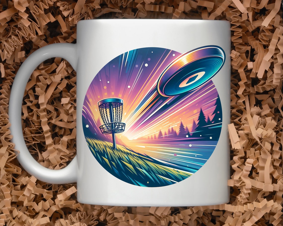 Flying Disc Golf Disc Png, Flying Frisbee Golf Sublimation Design ...