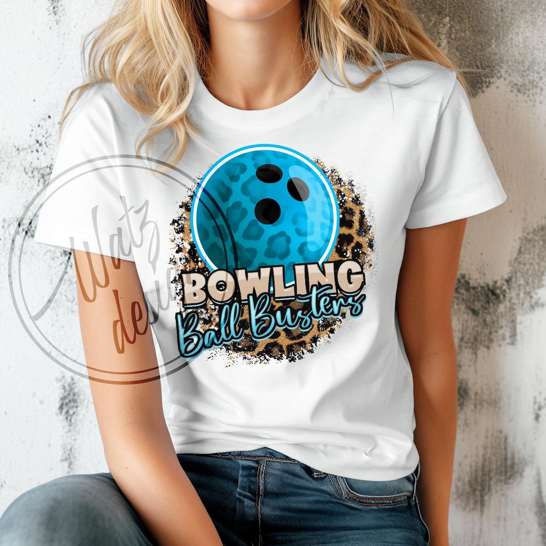 Bowling Ball Busters Png, Girl Blue Bowling Ball Sublimation Design ...