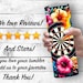 Flaming Dart and Dart Board With Floral 20oz Skinny Tumbler Sublimation ...