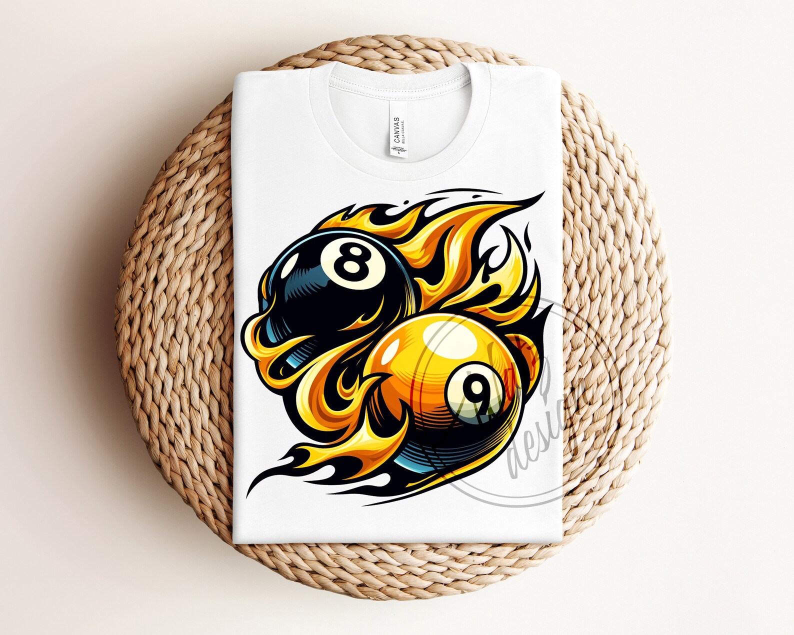Flaming 8 Balls Png, Flaming Billiards Balls Sublimation Design, Eight ...