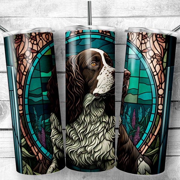 Stained Glass Springer Spaniel - Etsy