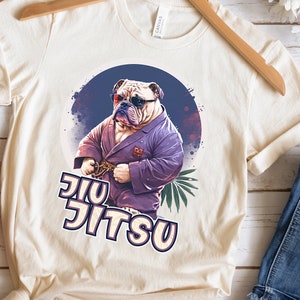 Jiu Jitsu Bulldog Png, Bjj Dog in Shades Sublimation Design, Brazilian ...