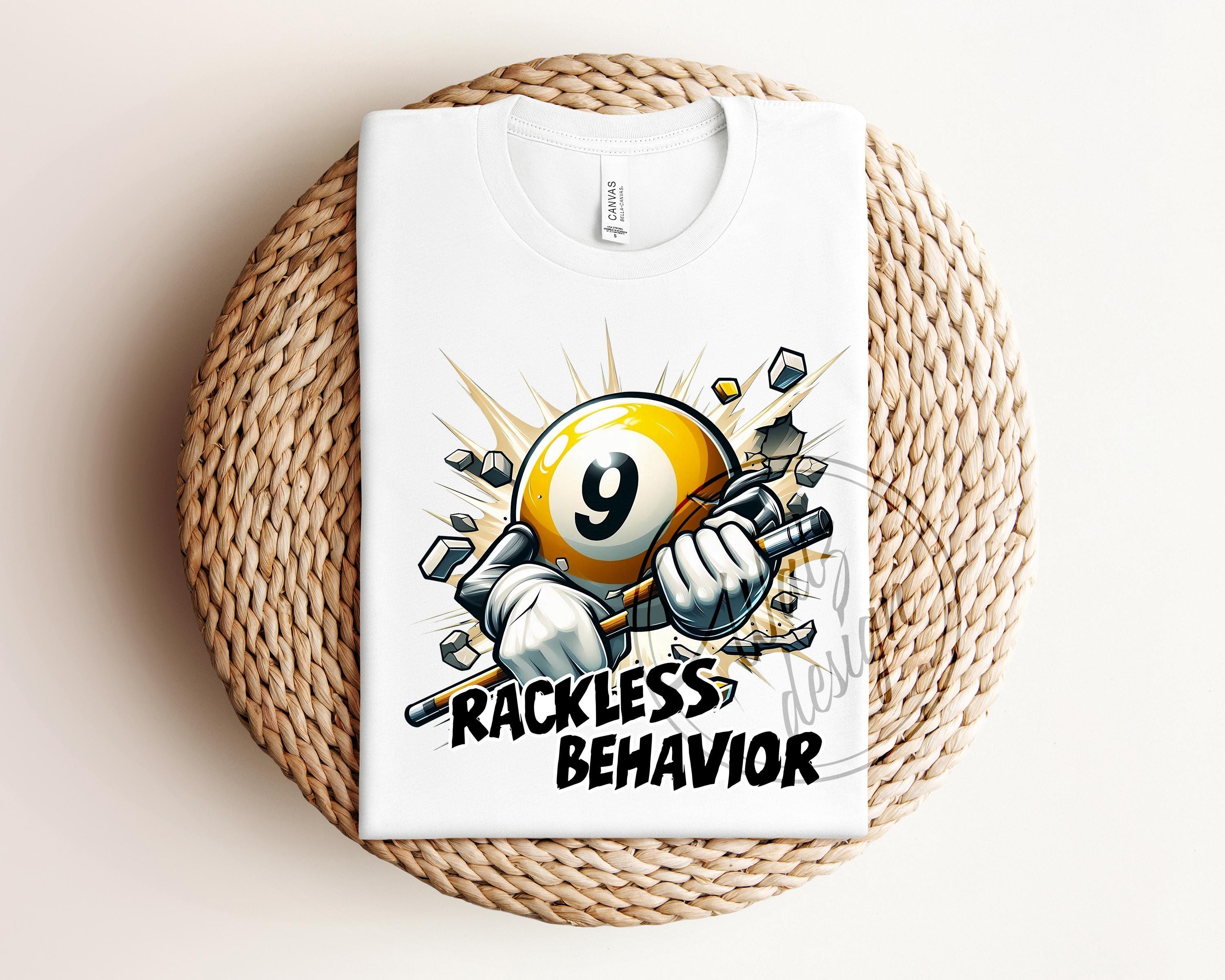 9 Ball Breaking Pool Cue Design | Rackless Behavior Art, Pool Lover ...