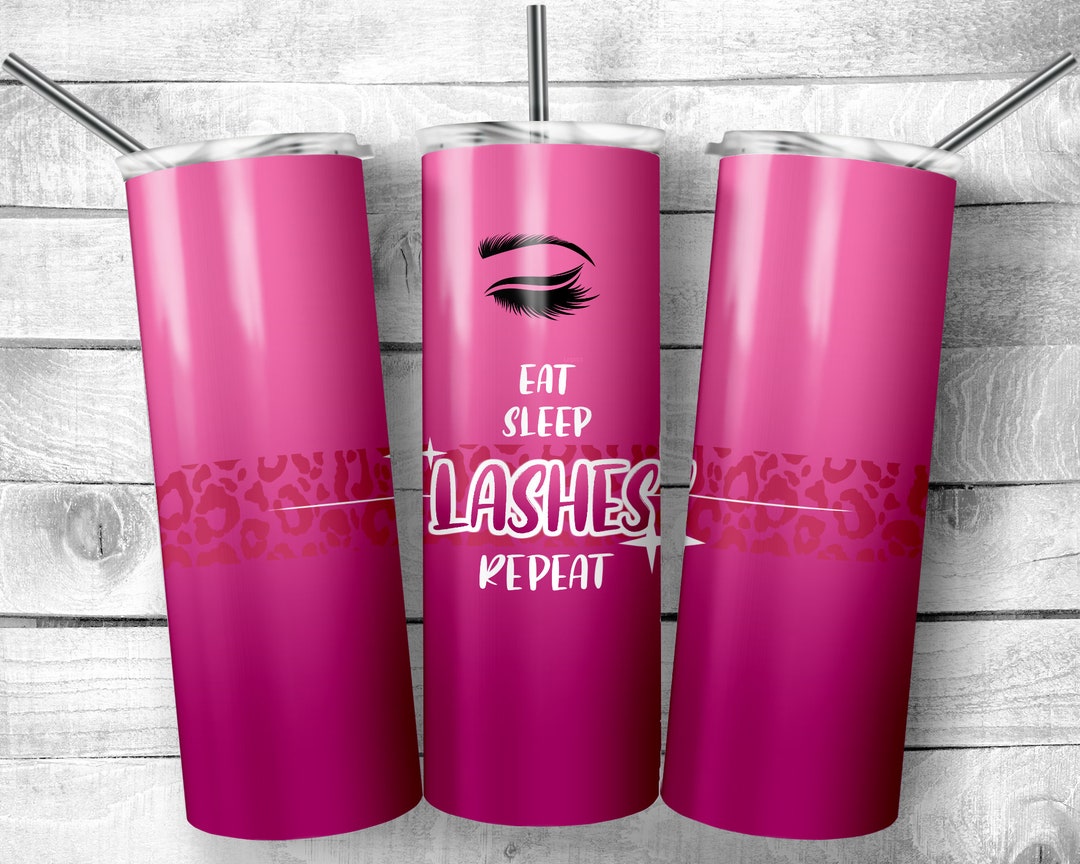 Eat Sleep Lashes Repeat Digital Design Png, Lash Artist, Straight ...