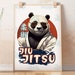 Jiu Jitsu Panda Png, Bjj Panda Sublimation Design, Train Brazilian Jiu ...