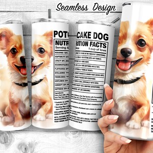 Potcake Dog 20oz Skinny Tumbler Design, Bahamian Potcake Facts, Island ...